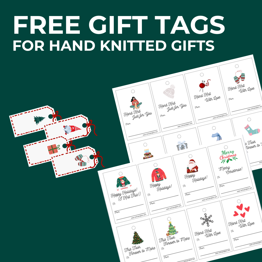 FREE Downloadable Knitters Gift Tags – Sierra and Pine